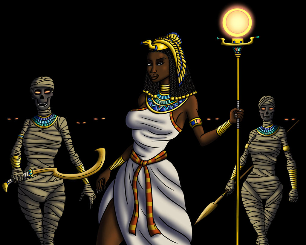 The Egyptian Sorceress And Her Sisters By Tyrannoninja On Deviantart