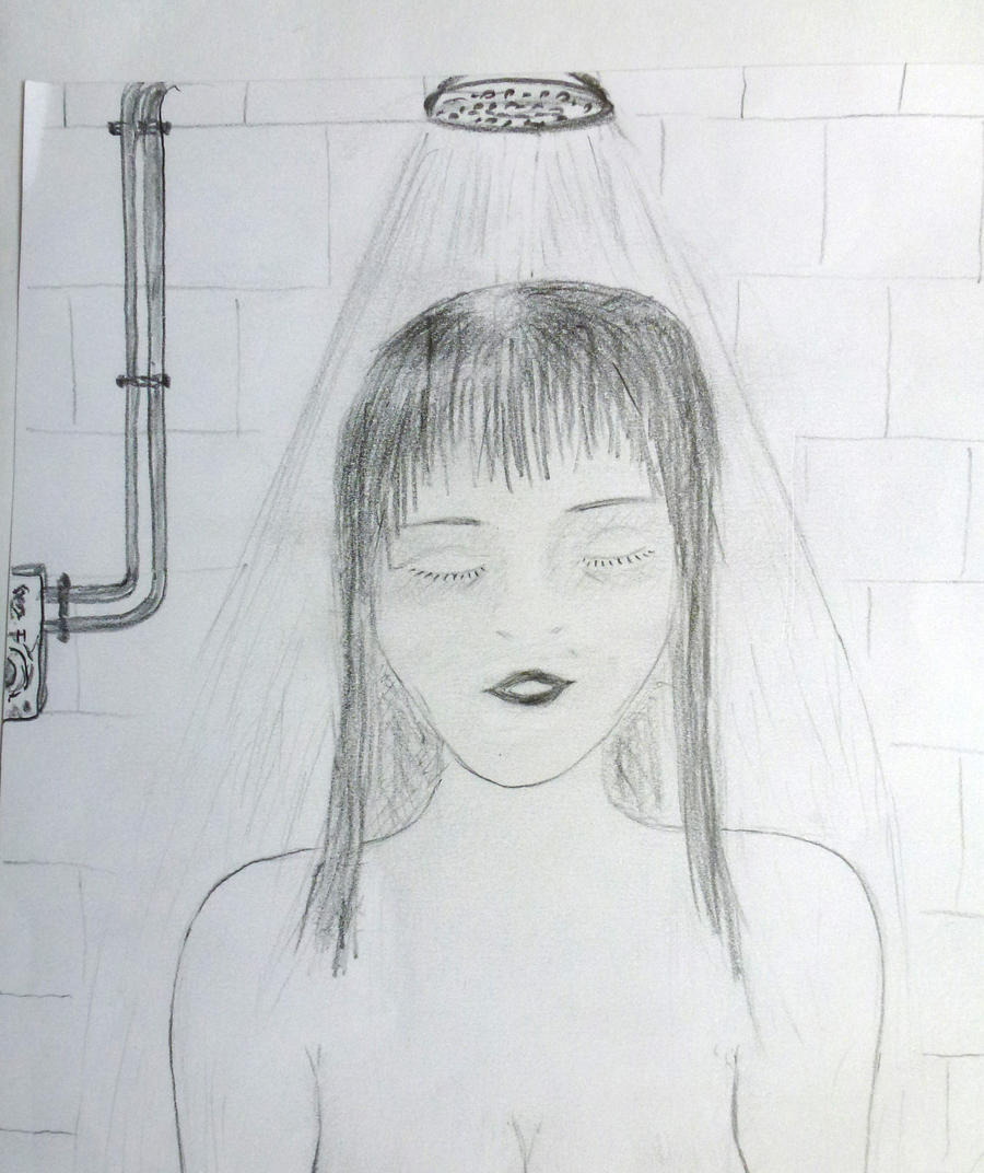 Girl In Shower Non Mature Version By Srtw On Deviantart