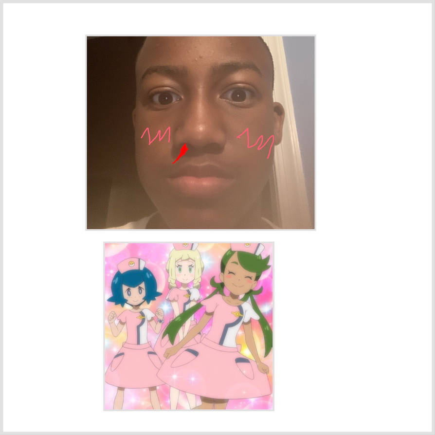 Me Blushes Over Nurse Lillielana And Mallow By Camerontune34 On