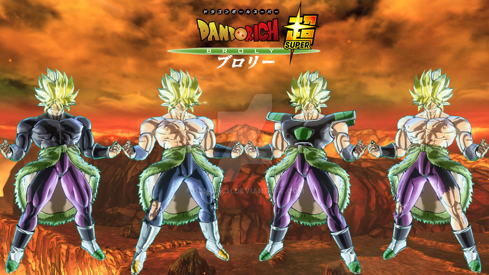 Broly Dbs Base Fury Ssj Full Power Best Mod By Dandrich On Deviantart