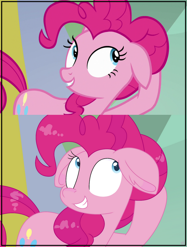 Mlp Fim Screencap Redraw Pinkie Pie By Rainboweevee Da On Deviantart