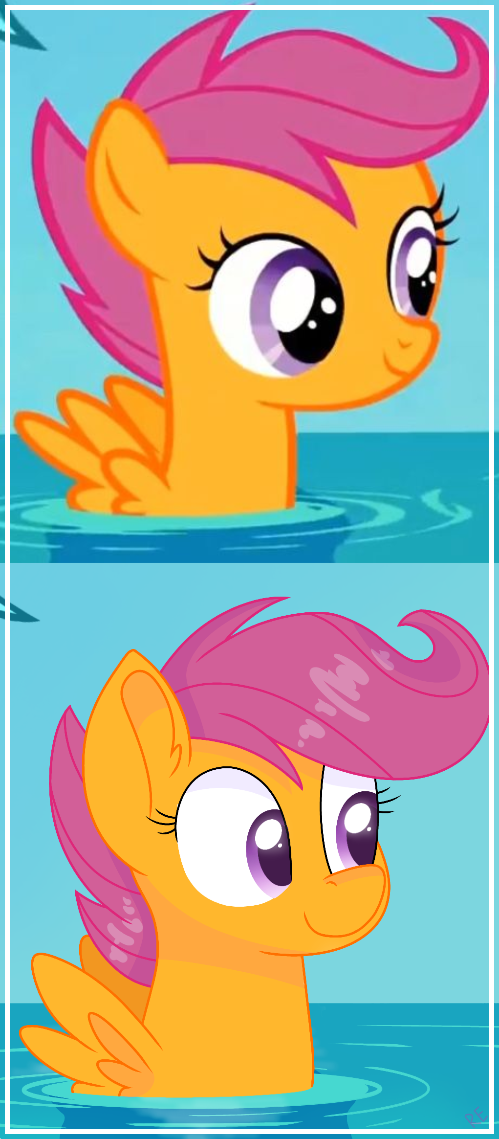 Mlp Fim Screencap Redraw Cutealoo By Rainboweevee Da On Deviantart