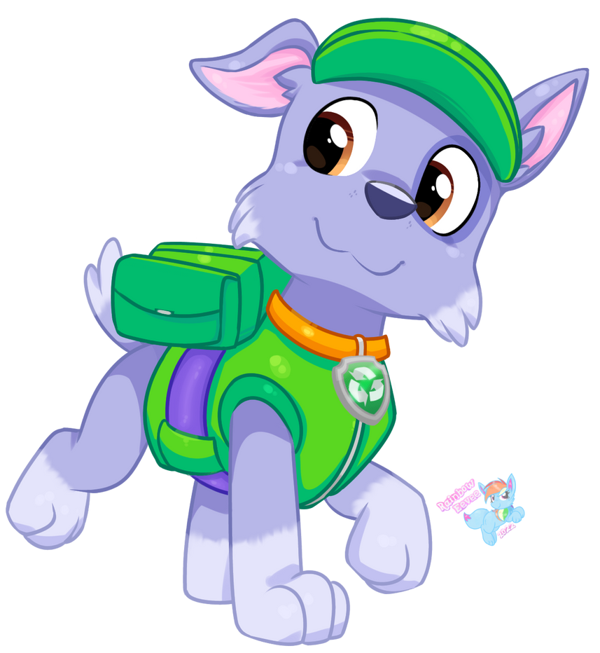 Paw Patrol Rocky Vector 7 By Rainboweevee Da On Deviantart