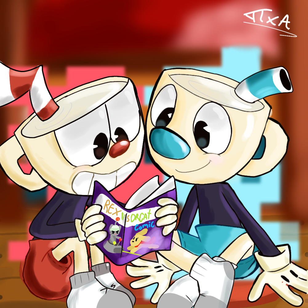 Cup Head Mugman Fan Art By Magie Soup On Deviantart