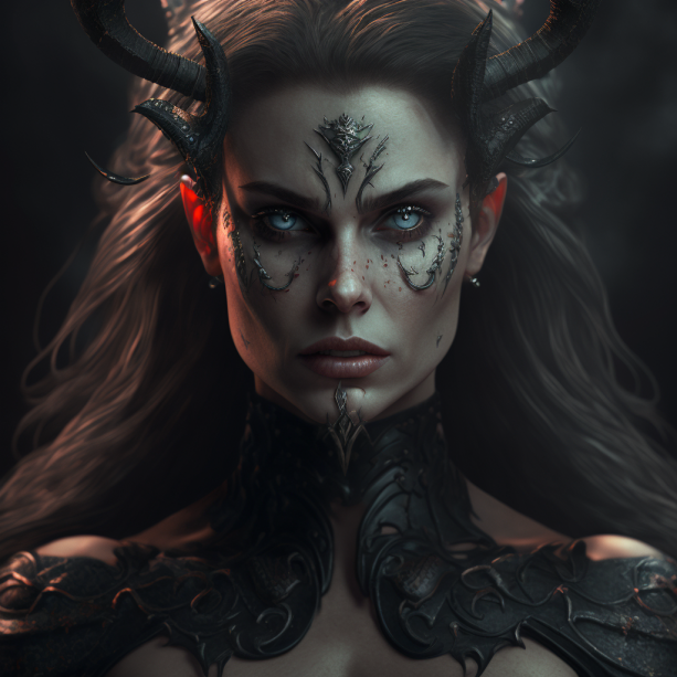 Female Demon By Obsidianplanet On Deviantart