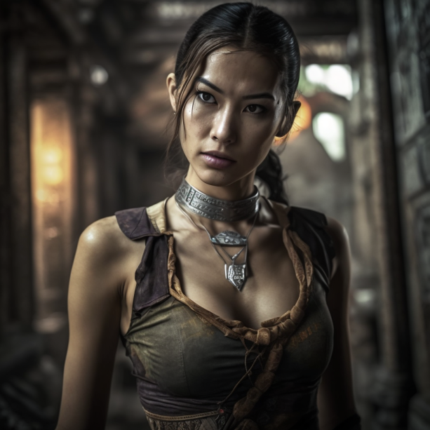 Asian Lara Croft 3 By Obsidianplanet On Deviantart
