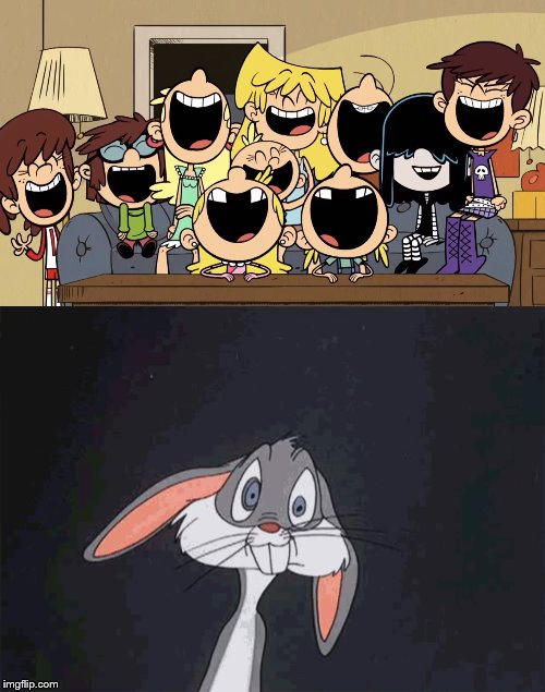 The Loud Sisters Laugh At Bugs Bunnys Face By Jgodzilla1212 On Deviantart