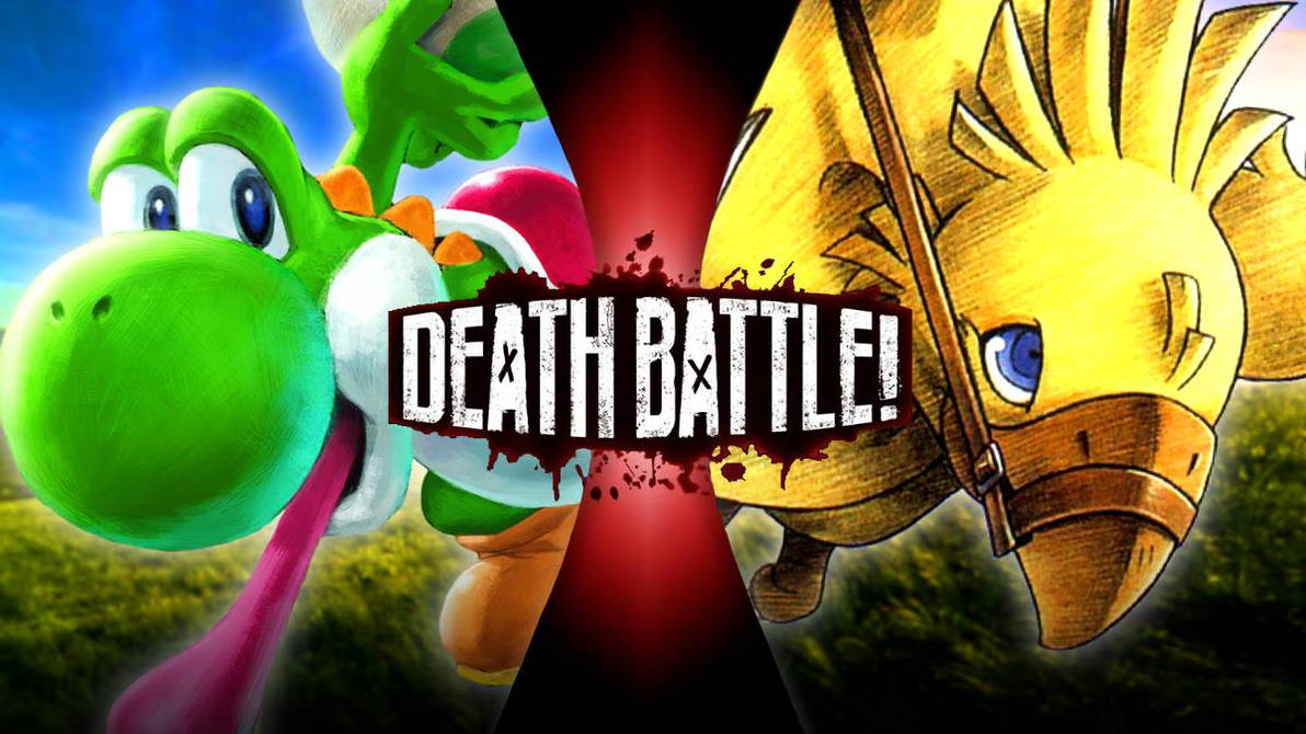 456 Yoshi Vs Chocobo By Hilddd On Deviantart
