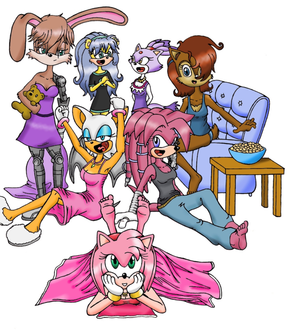 Sonic Girls Coloration by Nai255 on DeviantArt