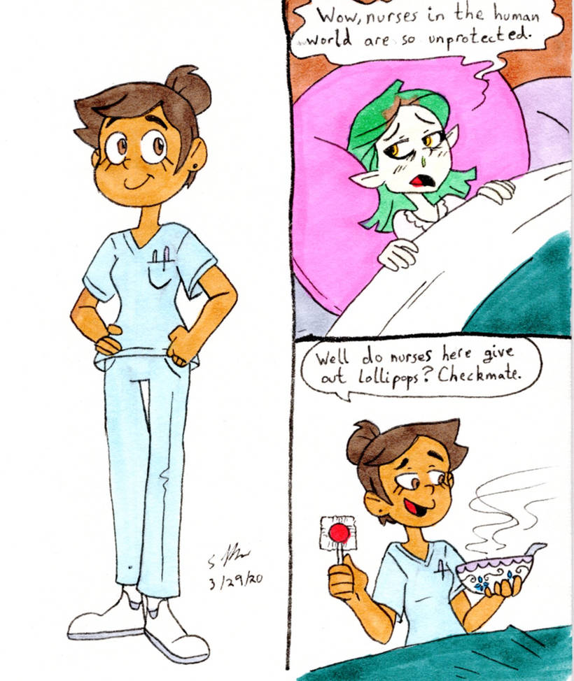 Owl House Nurse Luz By Seeonleme On Deviantart