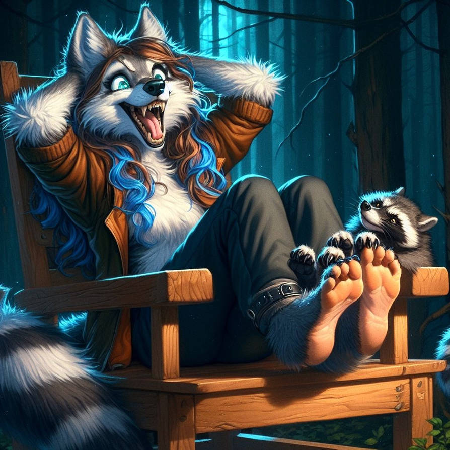 Ticklish Anthro Wolf By Tool04 On Deviantart