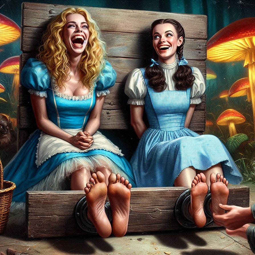Alice And Dorothy Tickle Interrogation By Tool04 On Deviantart