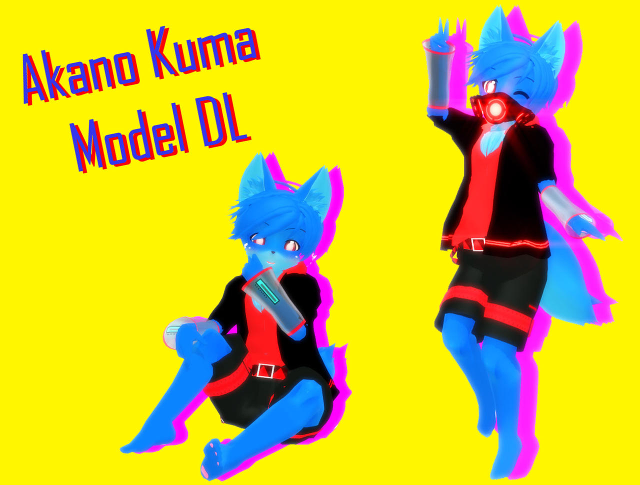 Utau Akano Kuma Mmd Model Dl By Fumimodels On Deviantart
