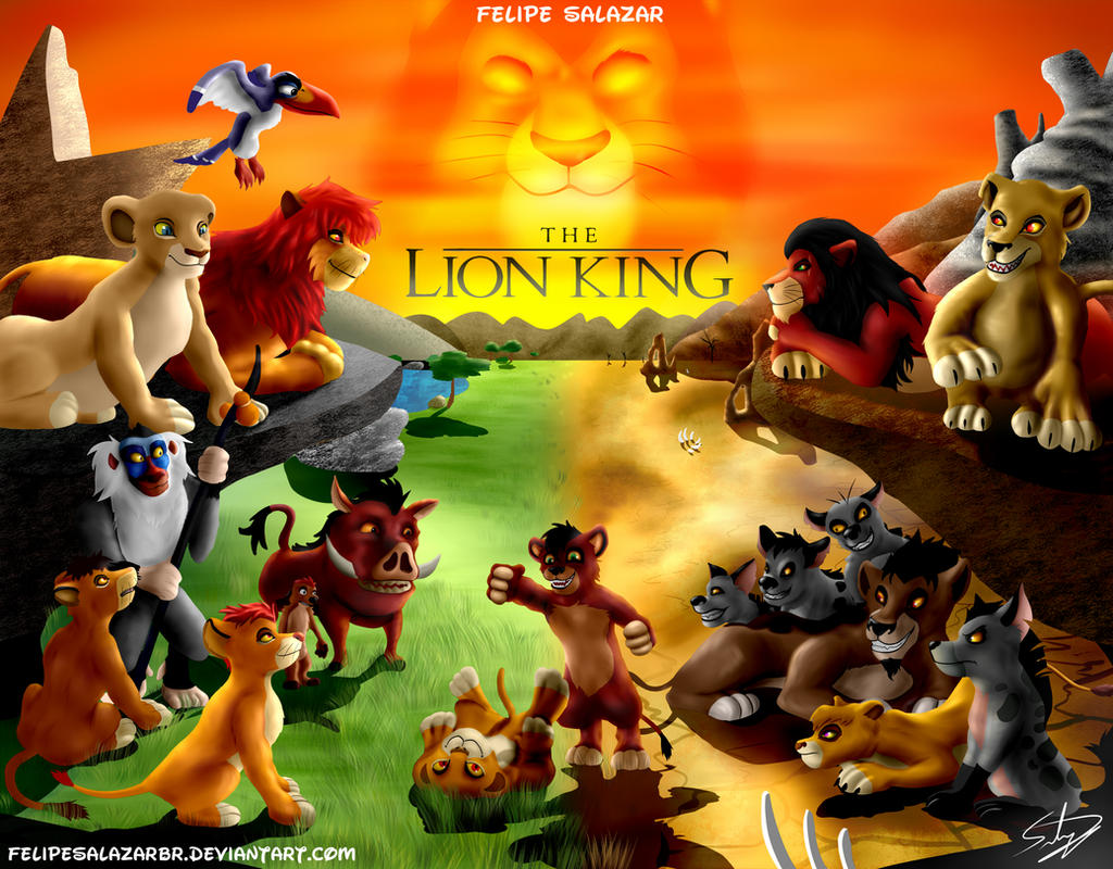 The Lion King The Pride Lands And The Outland By Felipesalazarbr On Deviantart
