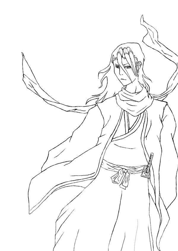 Byakuya Kuchiki Lineart by potterfan22304 on DeviantArt
