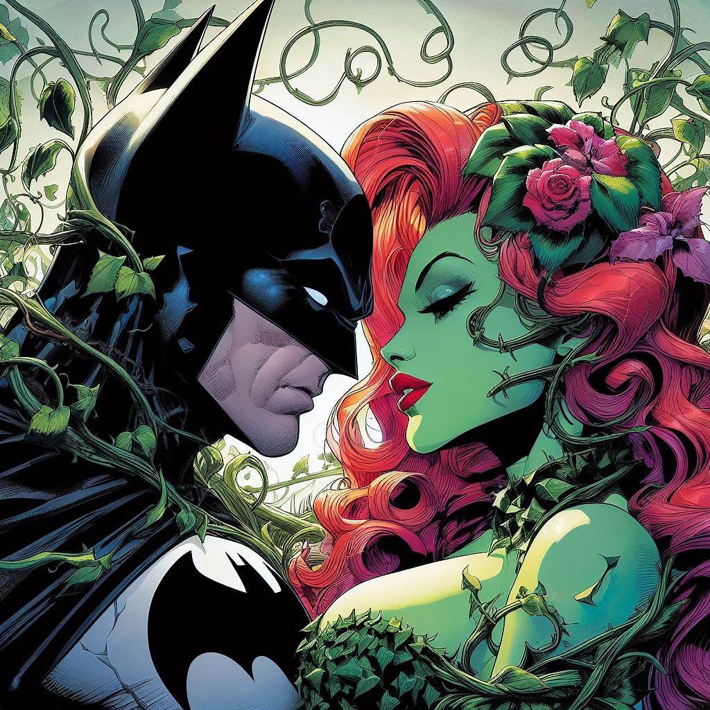 Batman And Poison Ivy By Aibatman On Deviantart