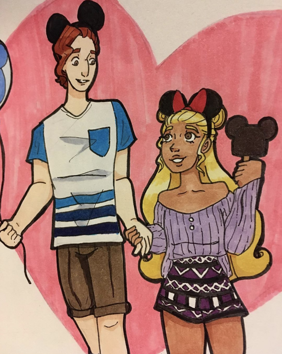 Disney Date By Cloudy Whales On Deviantart