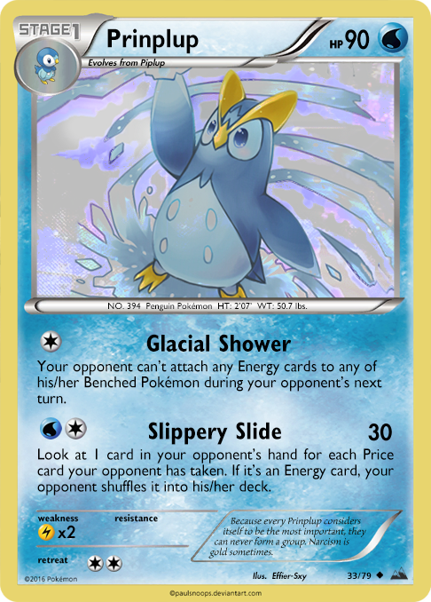Prinplup Card Sp 3379 By Metoro On Deviantart