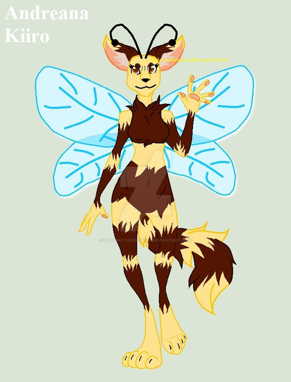 Anthro Bee Kitty Andreana Kiiro By Medabotandronica On Deviantart
