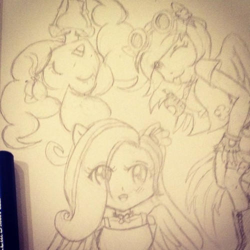 Mlp Pinkie Pie Fluttershy Rainbow Dash By Mscherbear On Deviantart