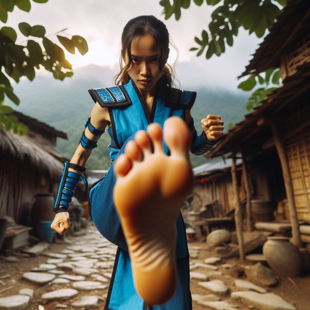 Mortal Kombat Feet Kick By Kolijiji On Deviantart