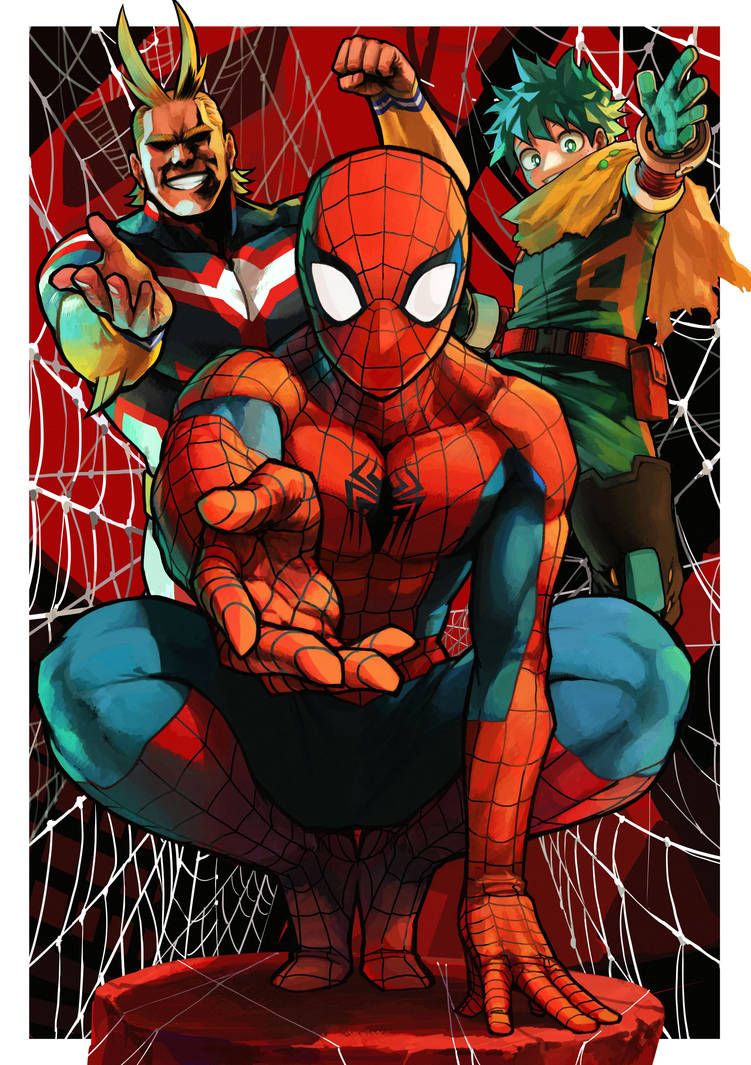 Spider Man X Mha By Angkashi On Deviantart