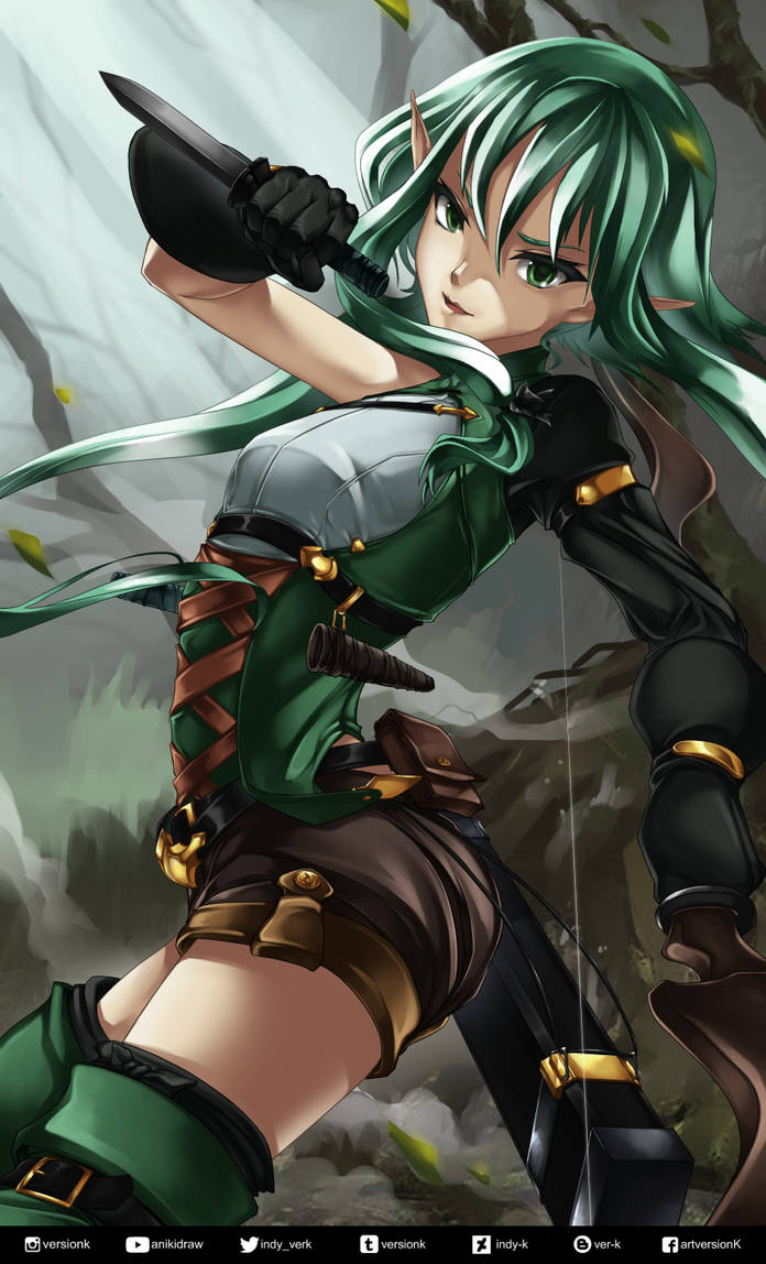 Goblin Slayer High Elf Archer By Indy K On Deviantart