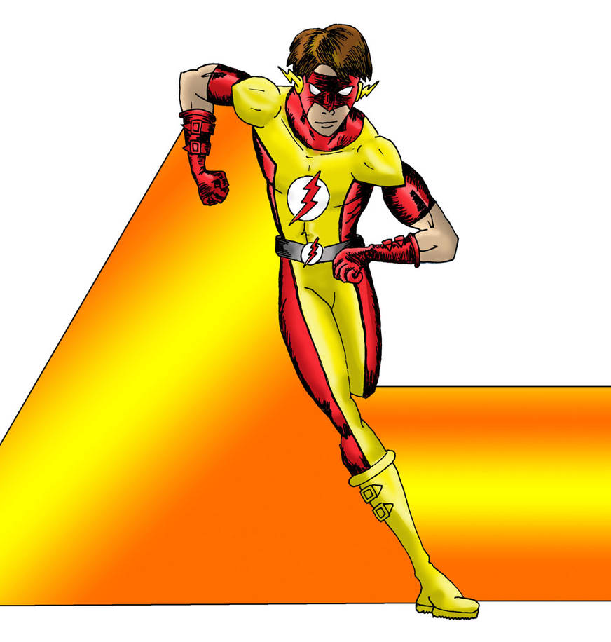 Bart Allen - Flash in color by MShades on DeviantArt