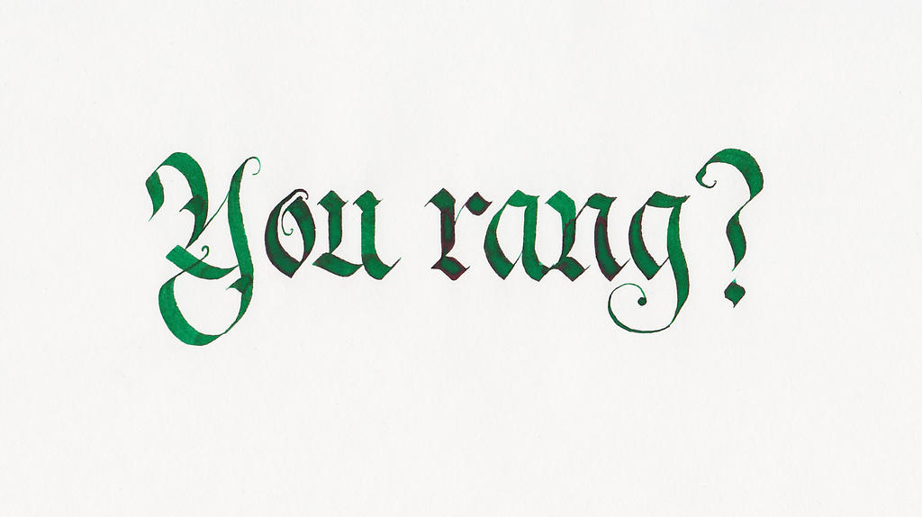 You Rang By Mshades On Deviantart