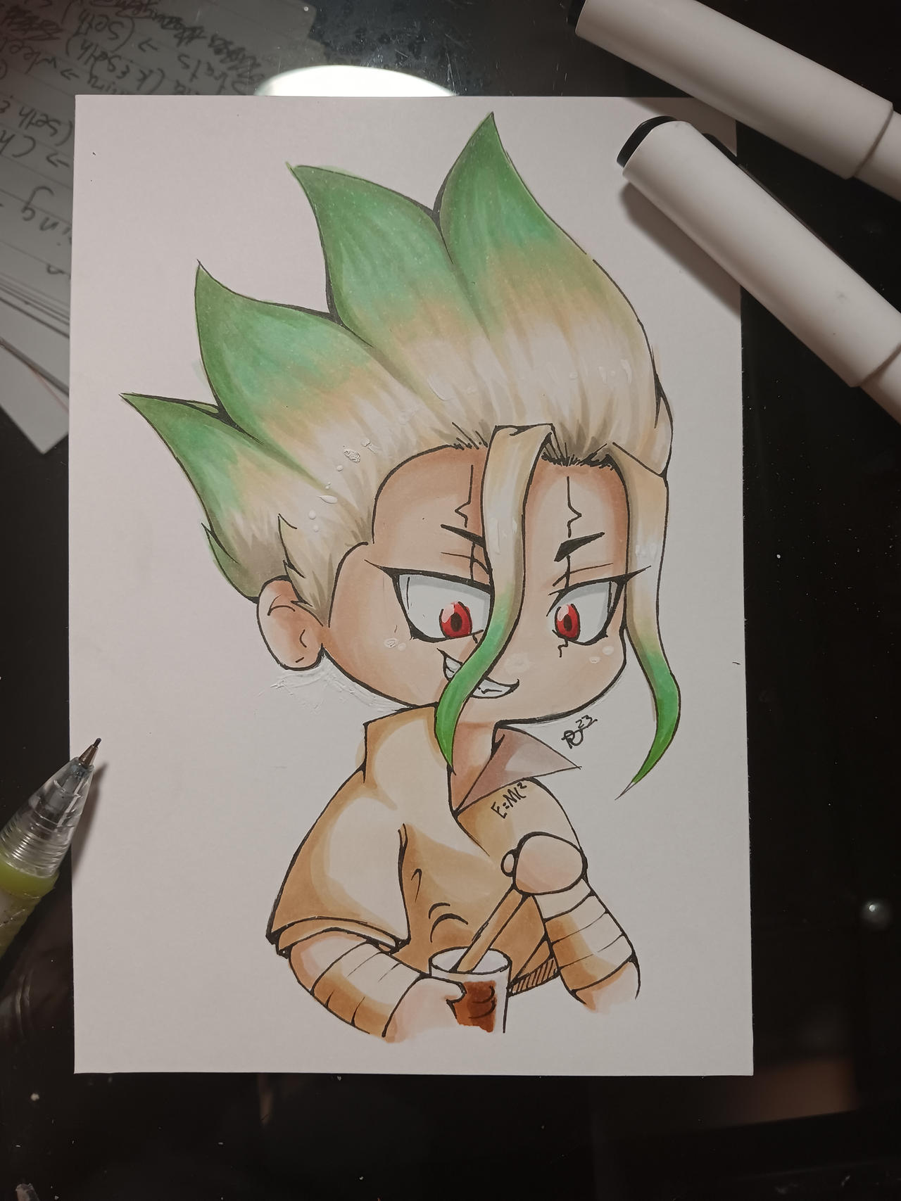 Chibi Senku Ishigami By Dragonfire97370 On Deviantart