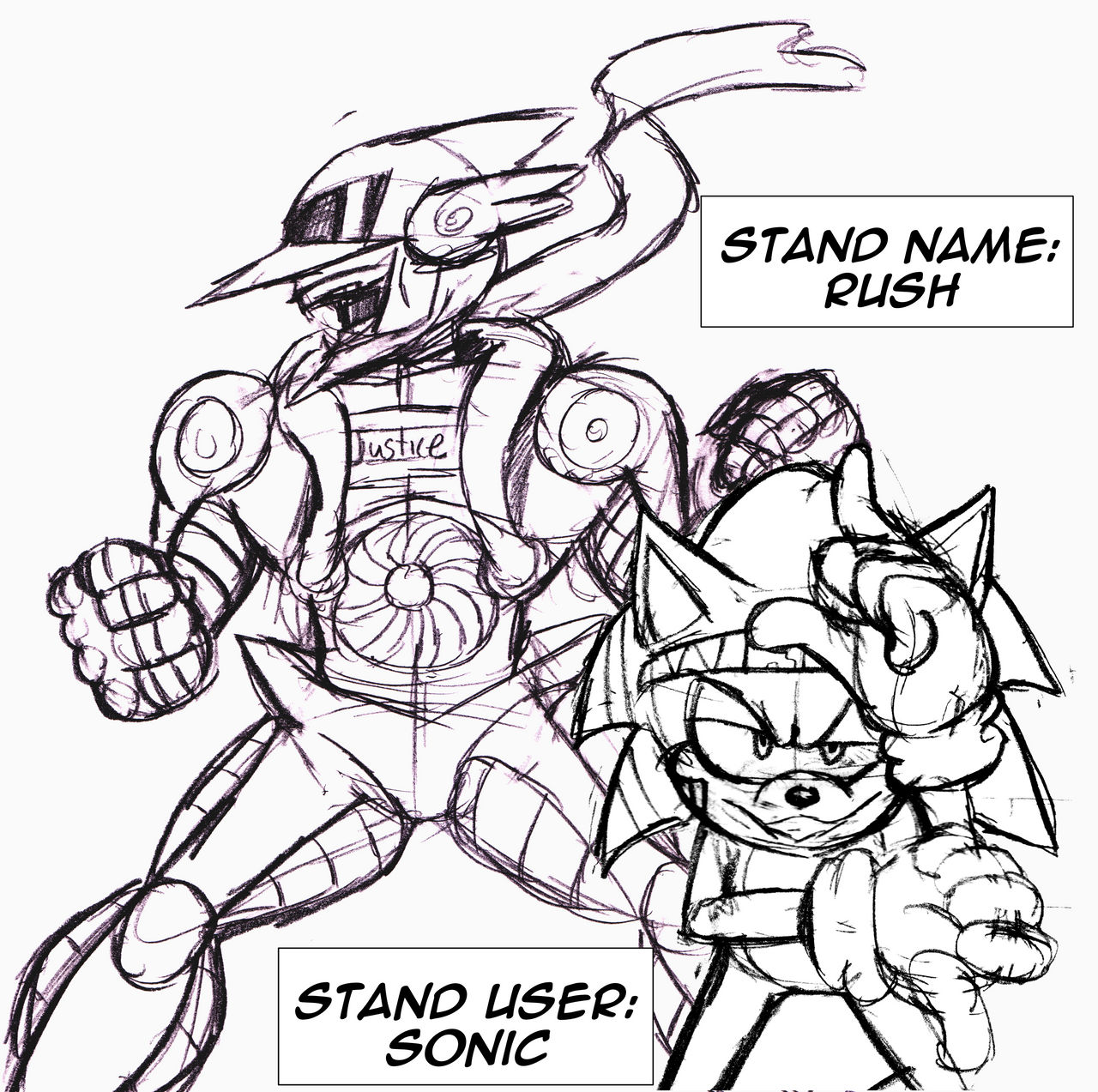 Sonic's Bizarre Adventure- 01- Sonic by Dan-Habiki on DeviantArt Sonic's Bizarre Adventure- 01- Sonic by Dan-Habiki on DeviantArt