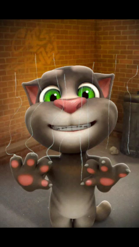 Talking Tom Scratches The Screen 3 By Up844tf22 Production On Deviantart