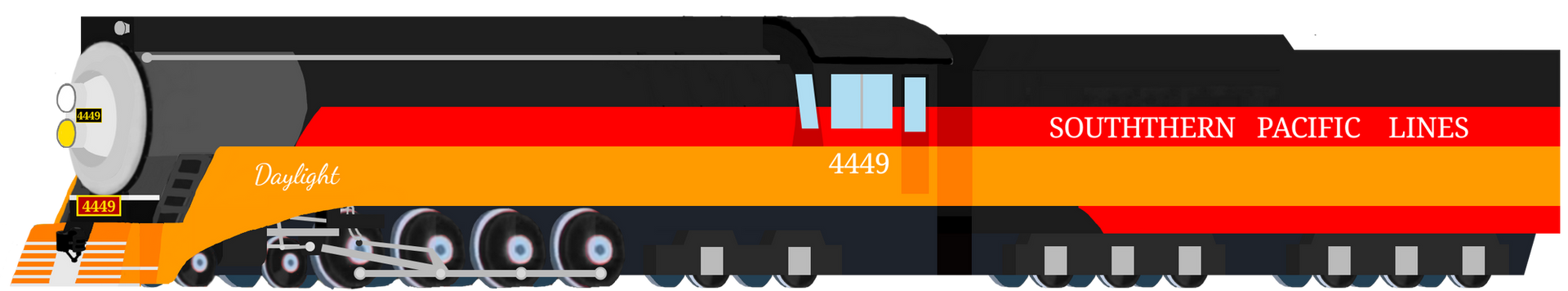 All Engines Go Southern Pacific 4449 By Up844tf22 Production On Deviantart