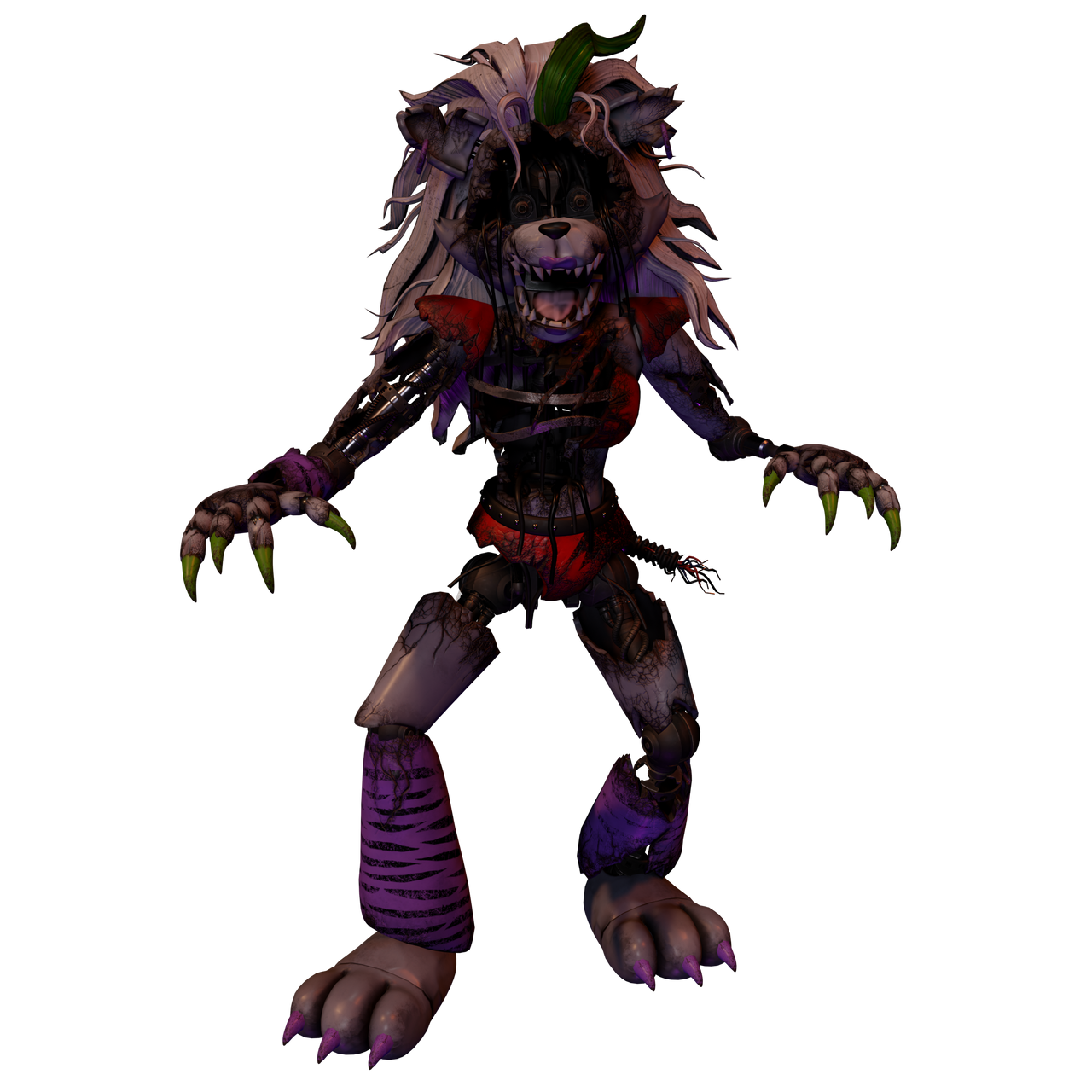 Shattered Roxy Render by FIREBEAR101 on DeviantArt Shattered Roxy Render by FIREBEAR101 on DeviantArt