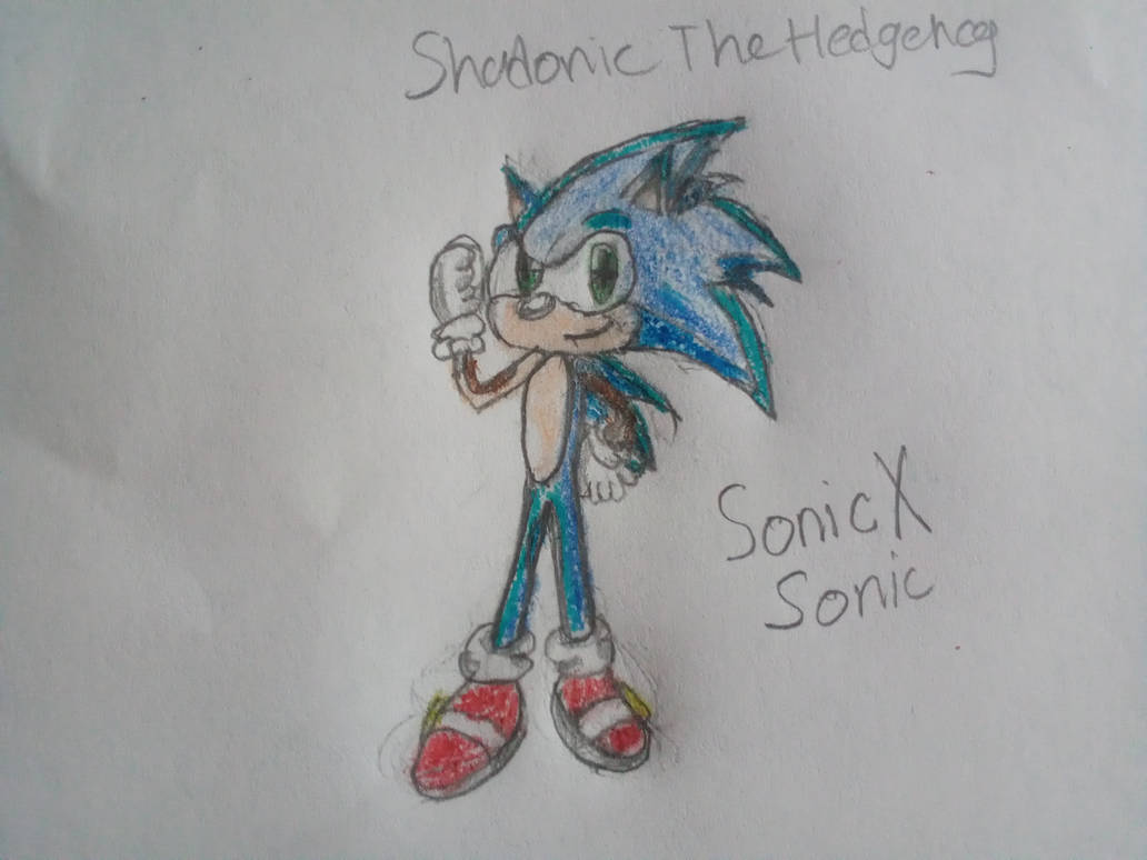 Sonic X Style Sonic Sketch By Shadonictheedge On Deviantart