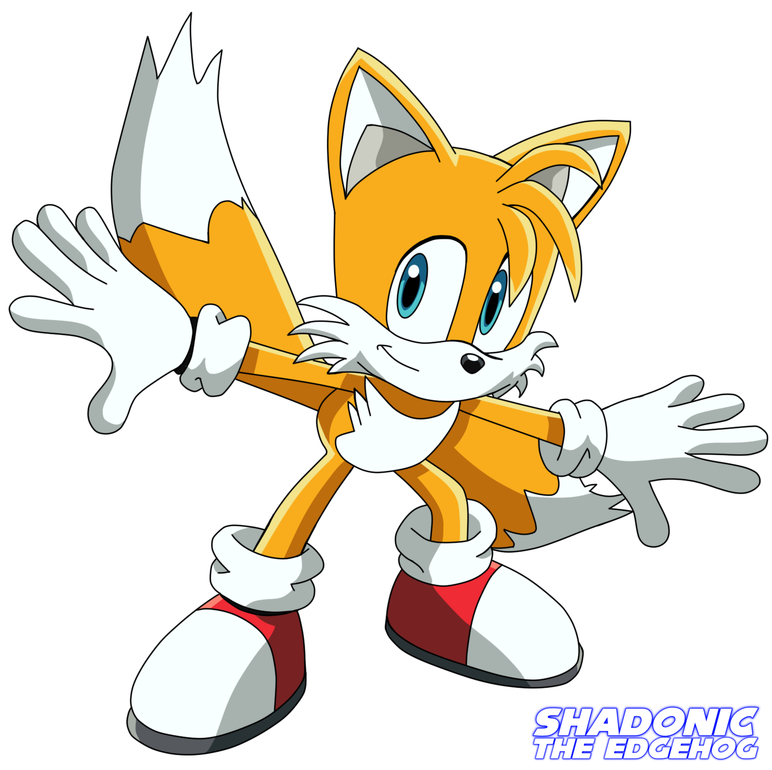 Tails The Fox Sonic X Style By Shadicalthehedgehog On Deviantart