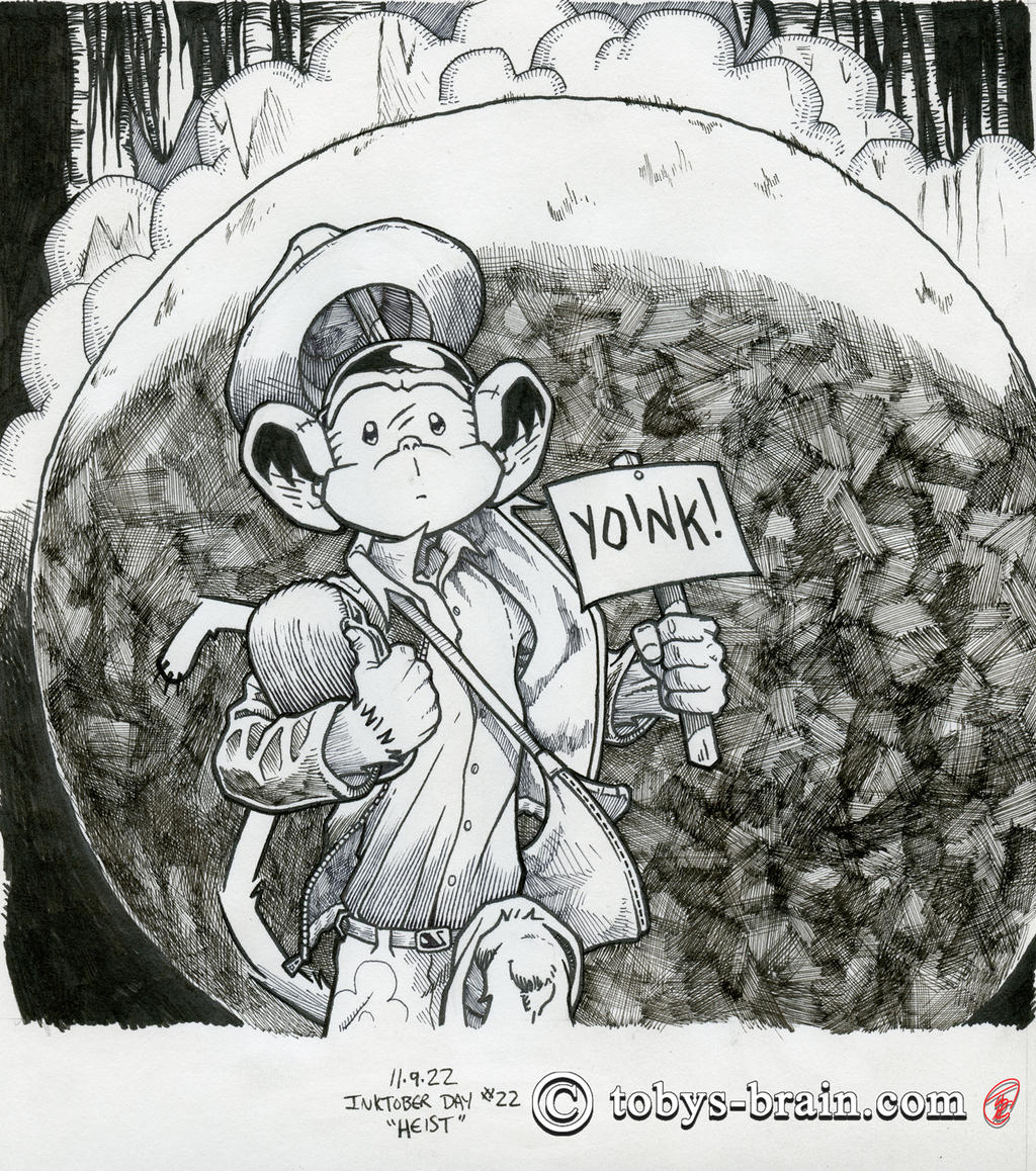 Inktober 2022 Day #22: HEIST by tobys-brain on DeviantArt Inktober 2022 Day #22: HEIST by tobys-brain on DeviantArt