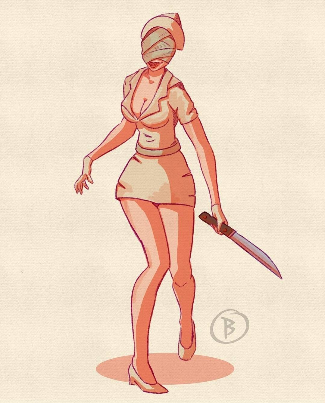 Silent Hill Nurse By Bradmeyersart On Deviantart