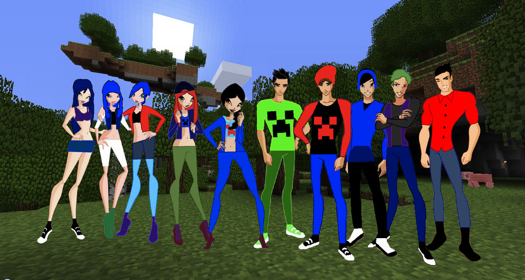 Minecraft Players By Sharpclap290 On DeviantArt minecraft-players-by-sharpclap290-on-deviantart