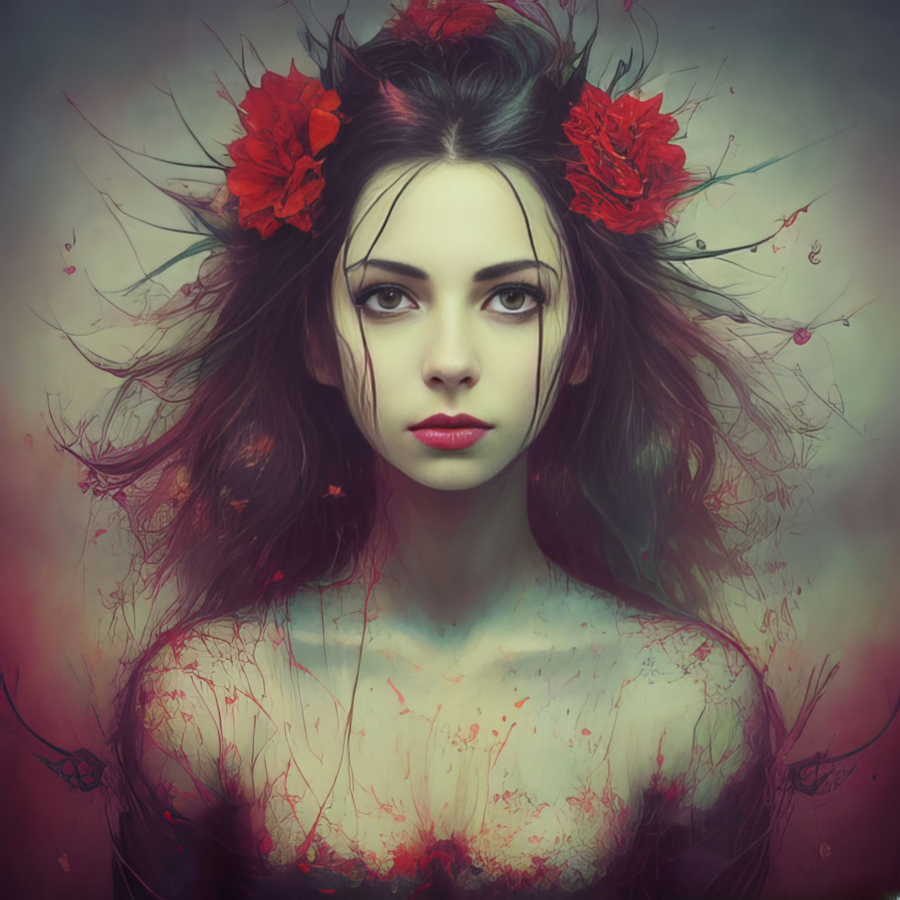 Flowergirl Ai Art By Janahart On Deviantart