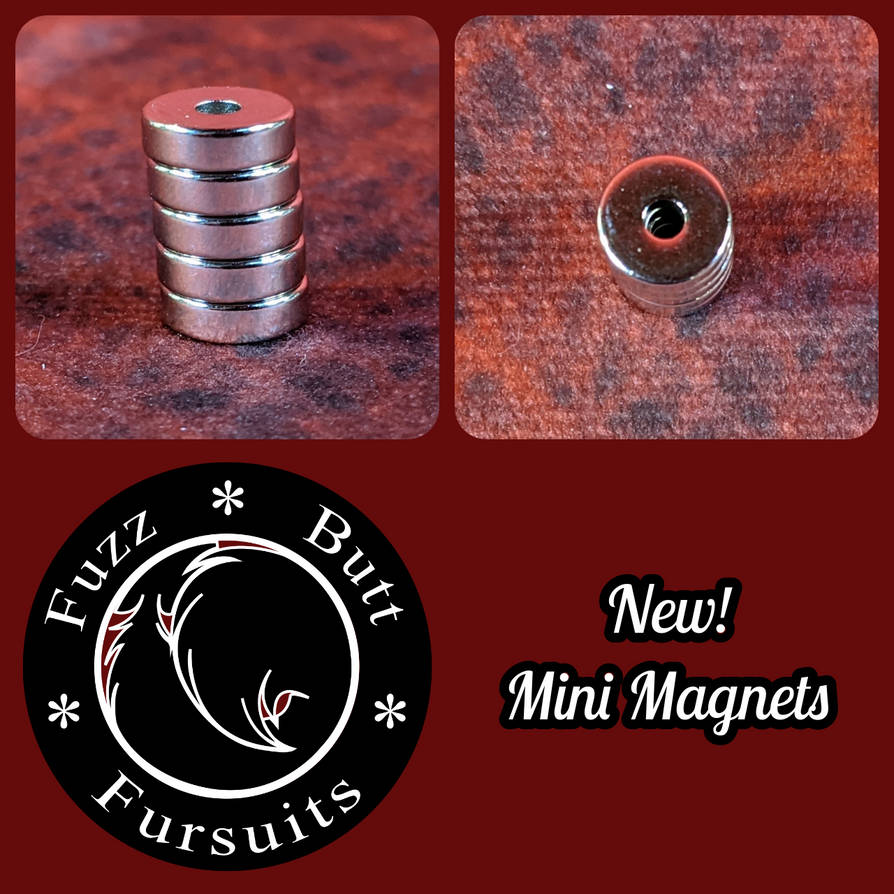 New Mini Magnets By Fuzzbuttfursuits On Deviantart