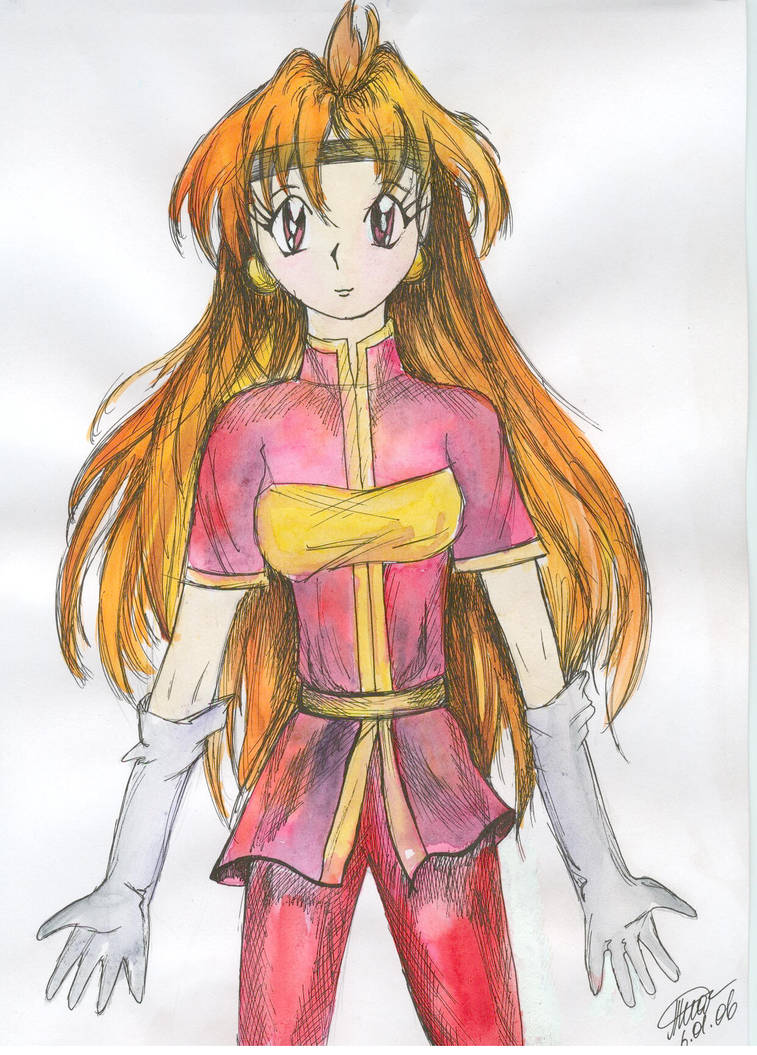 Lina Inverse Portrait by Delcatty00 on DeviantArt