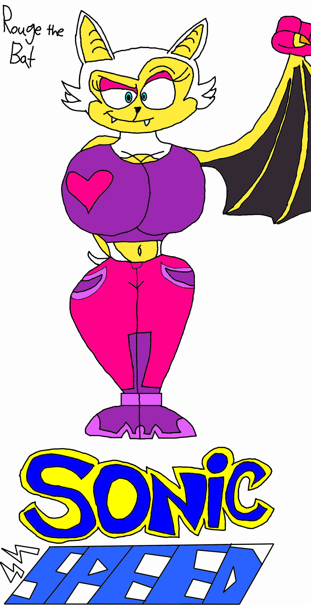 Sonic Speed Rouge The Bat By 3dmarioworld On Deviantart