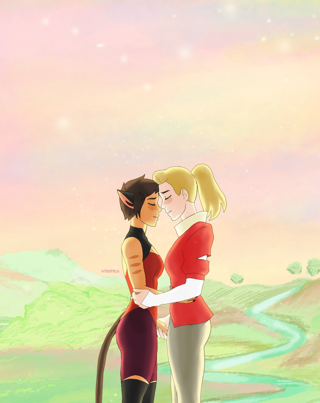 Catra Y Adora By Ansdrela On Deviantart