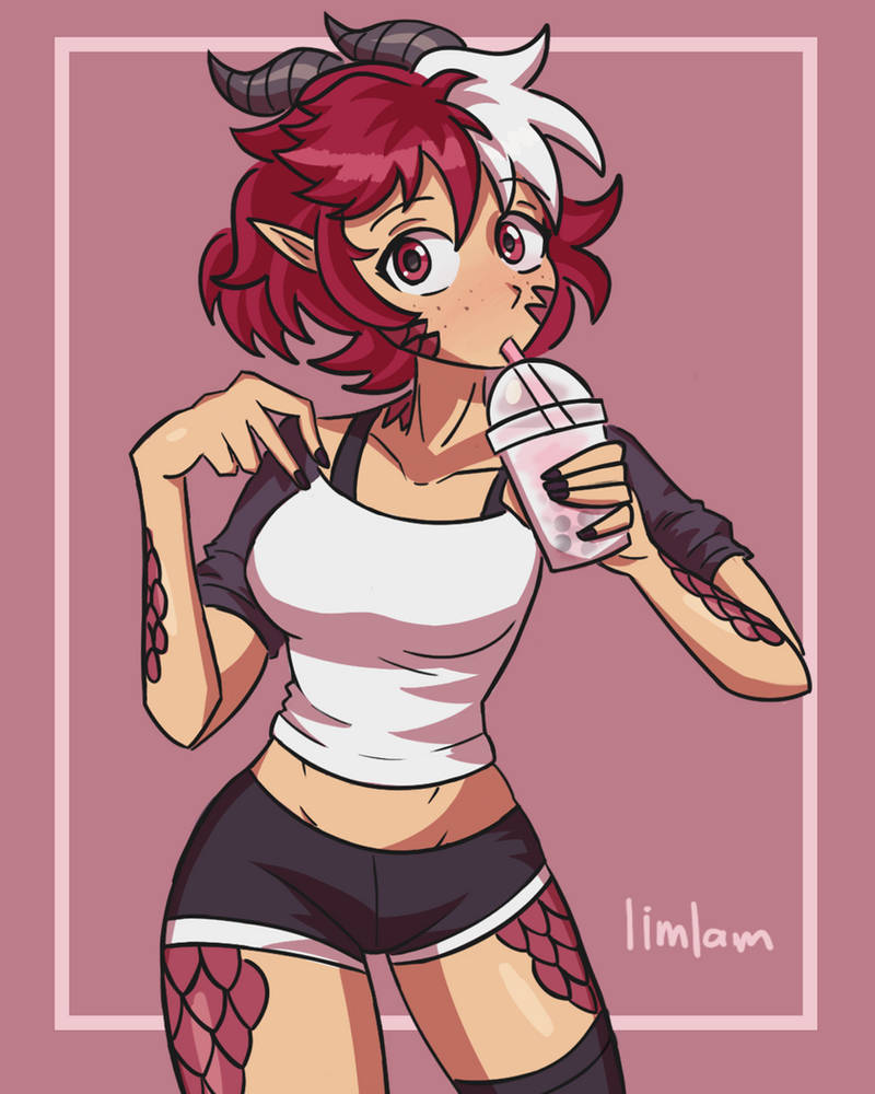 Boba Time By Bushythebushman On Deviantart