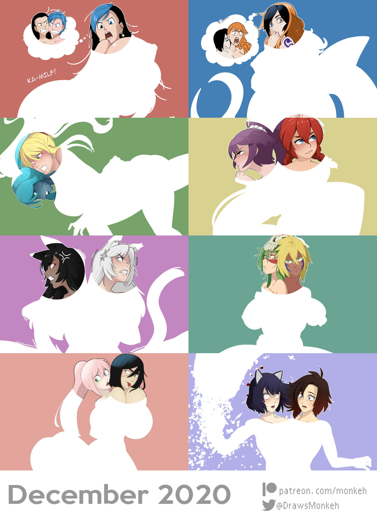 December 2020 Patreon Preview By Idolmonkeh On Deviantart