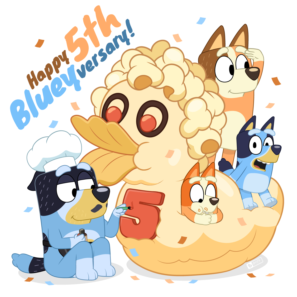 Five Years Of Bluey By Dm29 On Deviantart