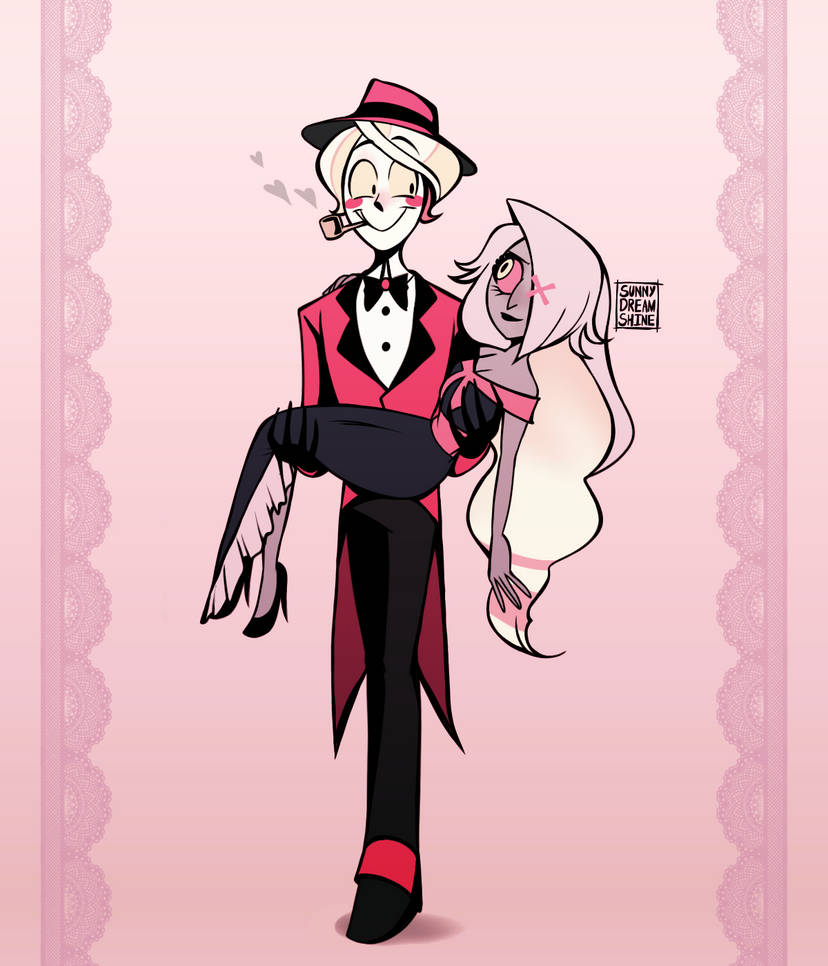 Hazbin Hotel Male Charlie And Vaggie By Sunnydreamshine On Deviantart