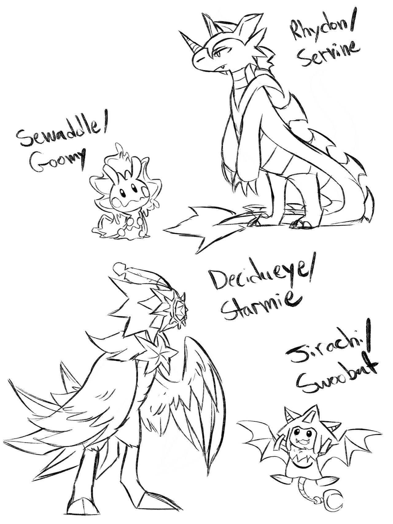 Pokemon Fusions By Xe Cutie On Deviantart
