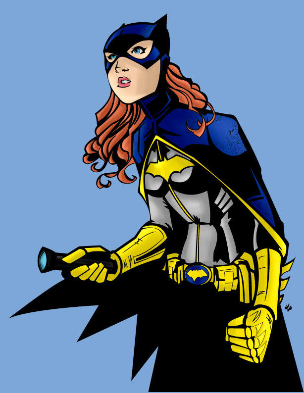 Batgirl blue and yellow by thisisevermore on DeviantArt
